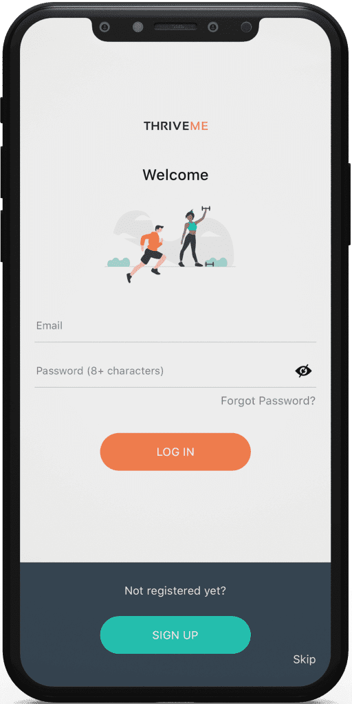 Thrive Me App | Health Community | Portfolio | Echoinnovate IT